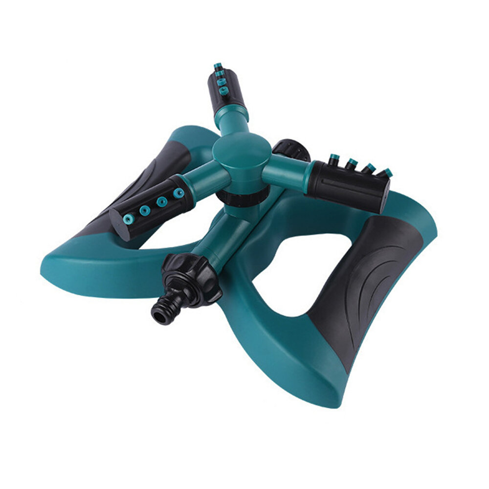 Садовая Разбрызгиватель: ABS Пластик 12 Форсунок Автоматическое Вращение 360° Для Эффективного Орошения - Дождевой Режим Полива Для Газона И Сельскохозяйственных Угодий For Универсальное Применение В Питомниках И Теплицах