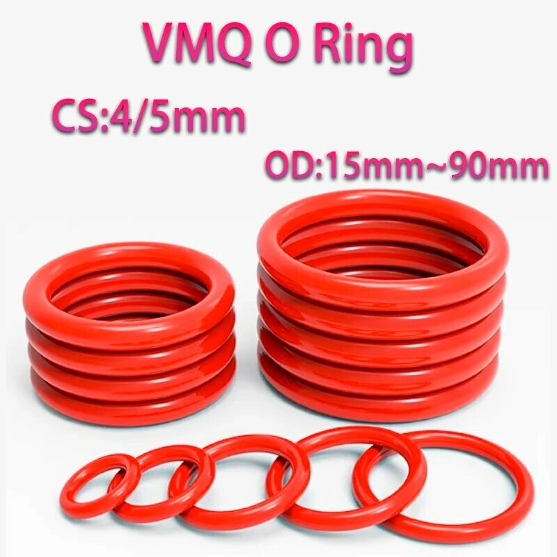 Силиконовые уплотнительные кольца CS 4/5 мм VMQ 20x4.0mm(50pcs)