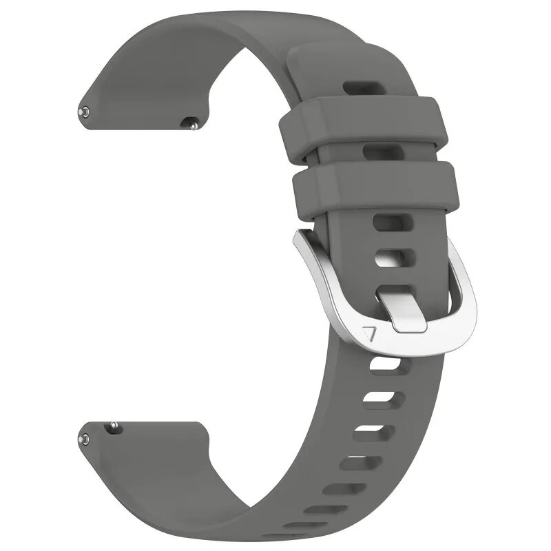 Серый силиконовый ремешок для Garmin Venu 4/3 18 мм