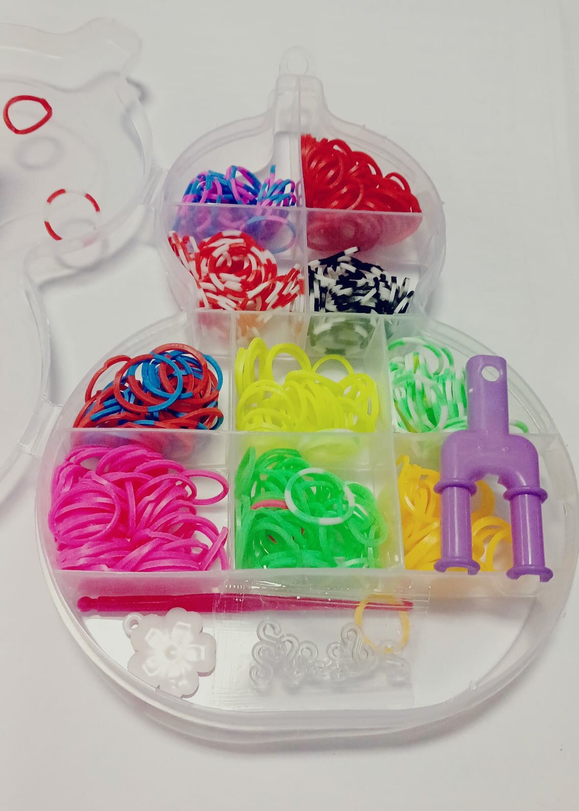 Набор резиночек для плетения "Лума AN", 300 штук, пластик, для браслетов, колец и подвесок