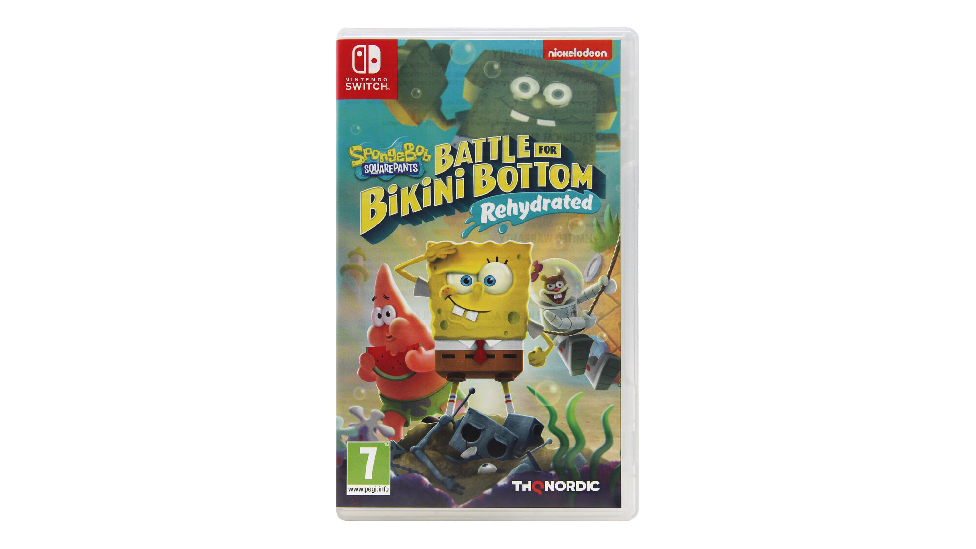 SpongeBob SquarePants Battle for Bikini Bottom Rehydrated (Nintendo Switch, RU)