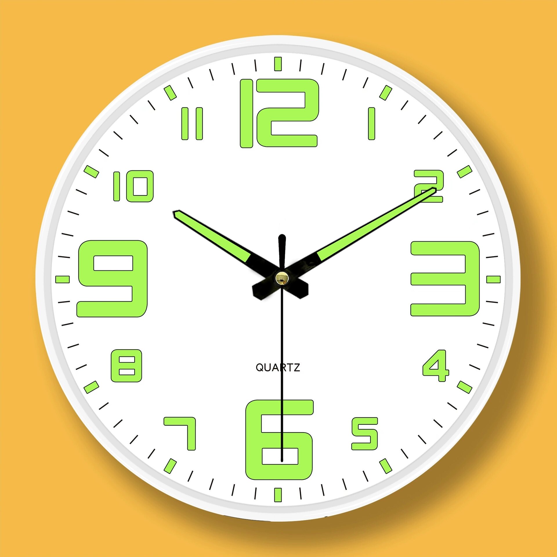 Светящиеся часы настенные часы гостиная домашний офис пластиковые круглые простые электронные цифровые часы