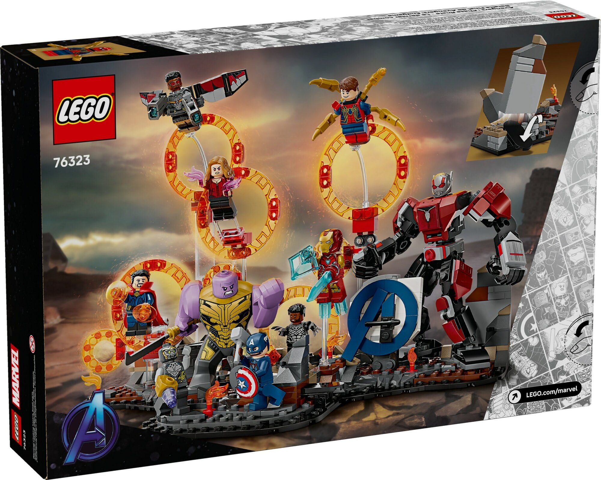 Конструктор Marvel Super Heroes 76323 621 дет.