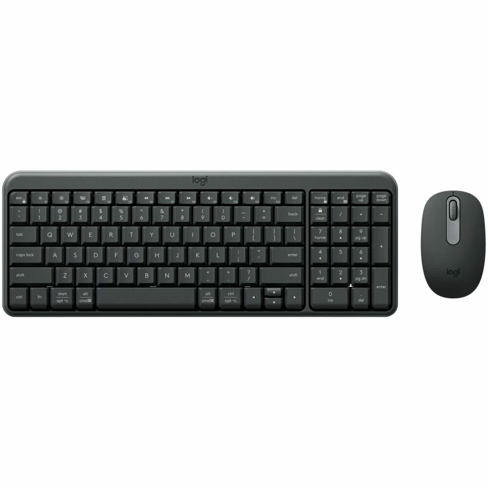 Клавиатура+мышь Logitech Wireless MK250 Compact Black
