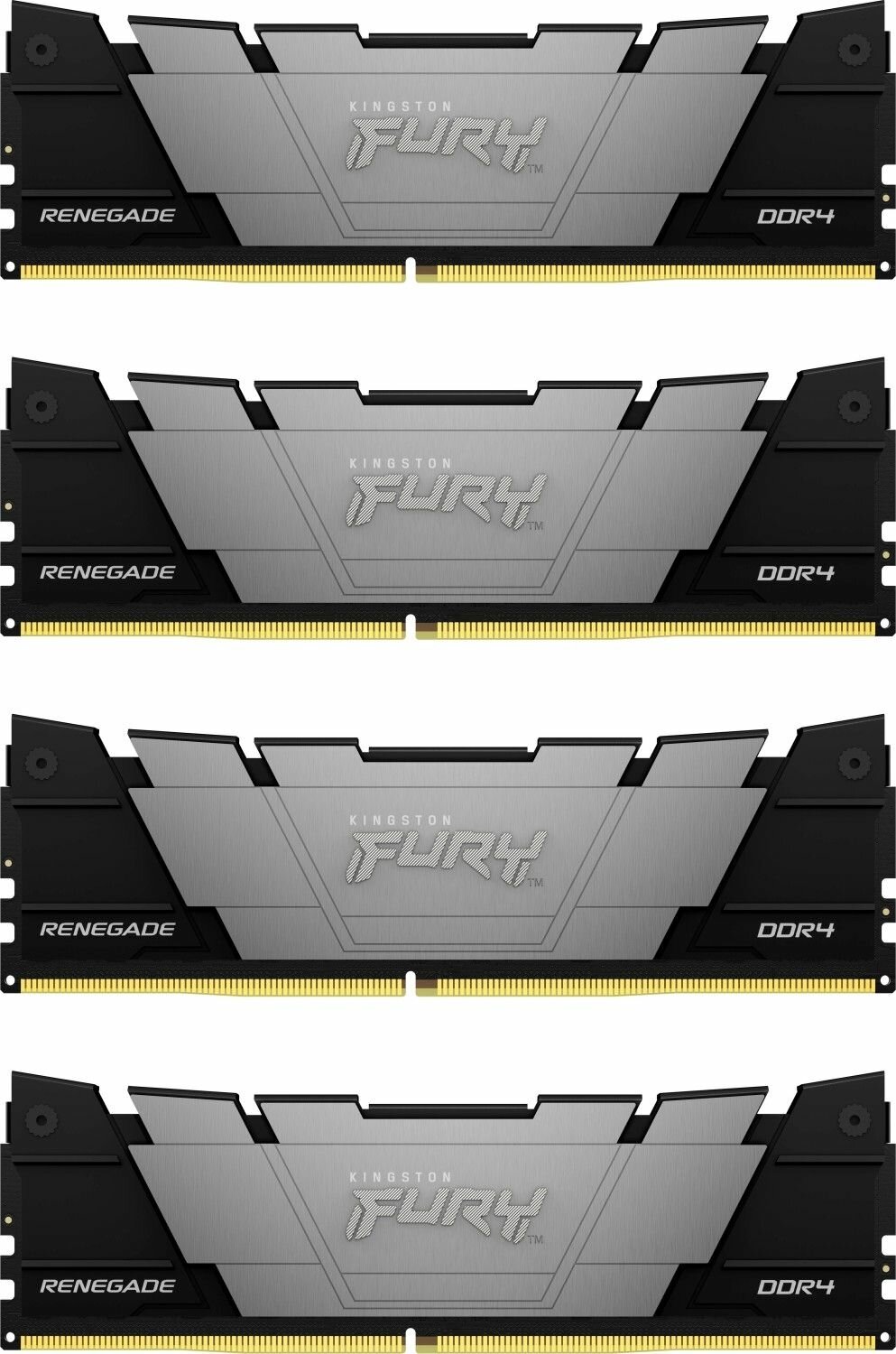 Оперативная память для компьютера Kingston Fury Renegade DIMM 64Gb DDR4 3200 MHz KF432C16RB12K4/64