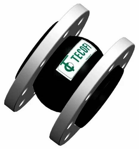 Компенсатор резиновый антивибрационный EPDM DI7240N Ду 80 Ру10/16 фл L130мм Tecofi DI7240N-0080 сжатие/растяжение 15/8 мм