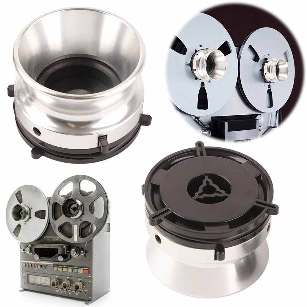 Адаптеры NAB для магнитофонов Studer ReVox Akai Teac, алюминиевые, 10 дюймов, полированные