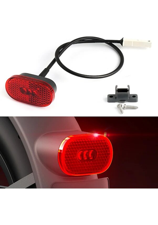 Яркий светодиодный задний фонарь для электросамоката Xiaomi Mi Electric Scooter Pro 2, простой в установке, аксессуары для велосипеда