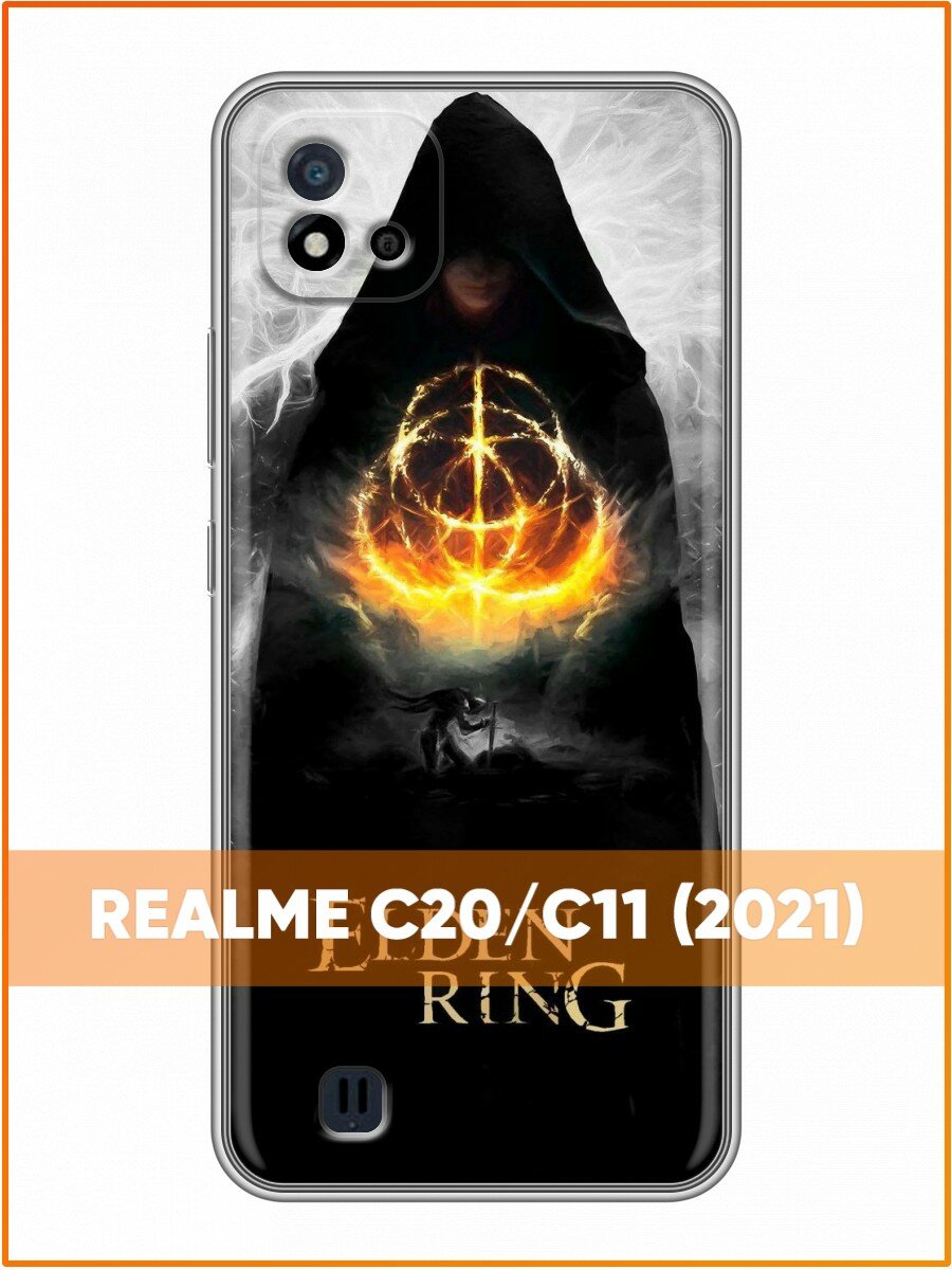 Чехол для Realme C20, Realme C11 2021 с принтом Elden Ring (реалми С20, реалме С11 2021)