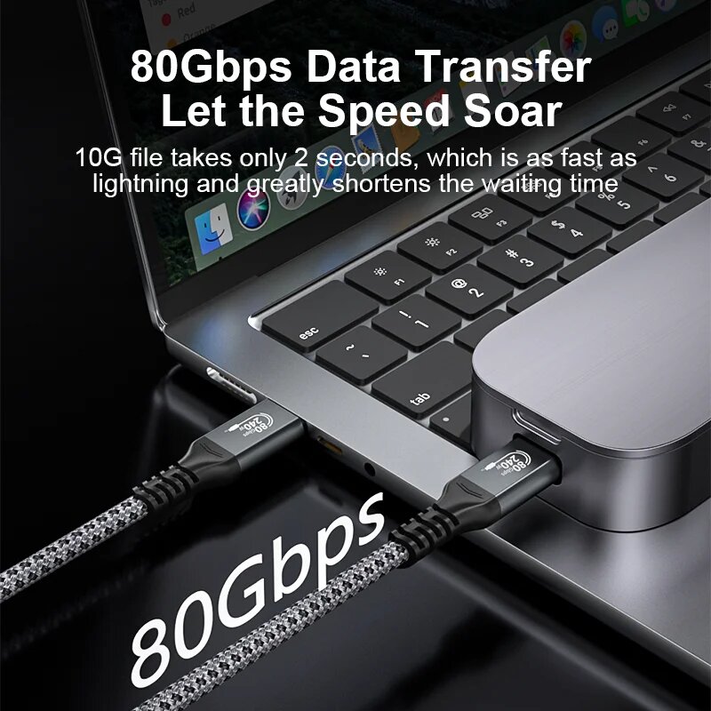 Кабель USB 4 OLOPKY черный, 0.3 м — фото 1