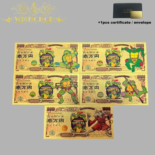Miniso 2026 года, все стили, красивые наборы банкнот Disney Anime, золотая аниме-карта из 24-каратного золота для коллекции,