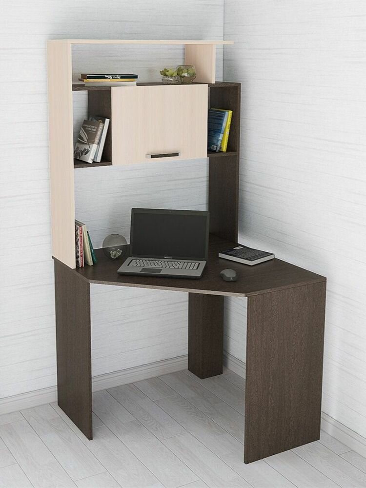 ARNIKA Стол компьютерный Квартет-12, венге/дуб молочный