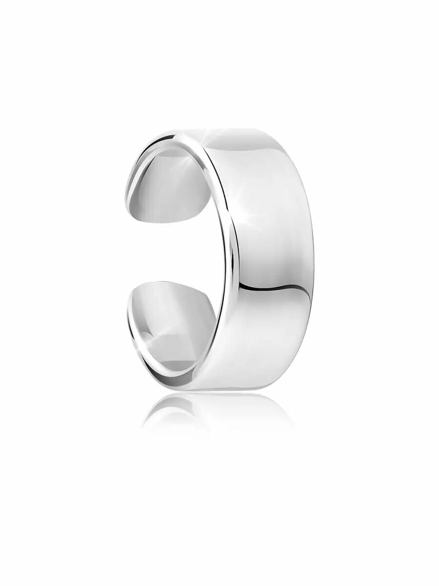 Кафф, серебро, 925 проба, родирование