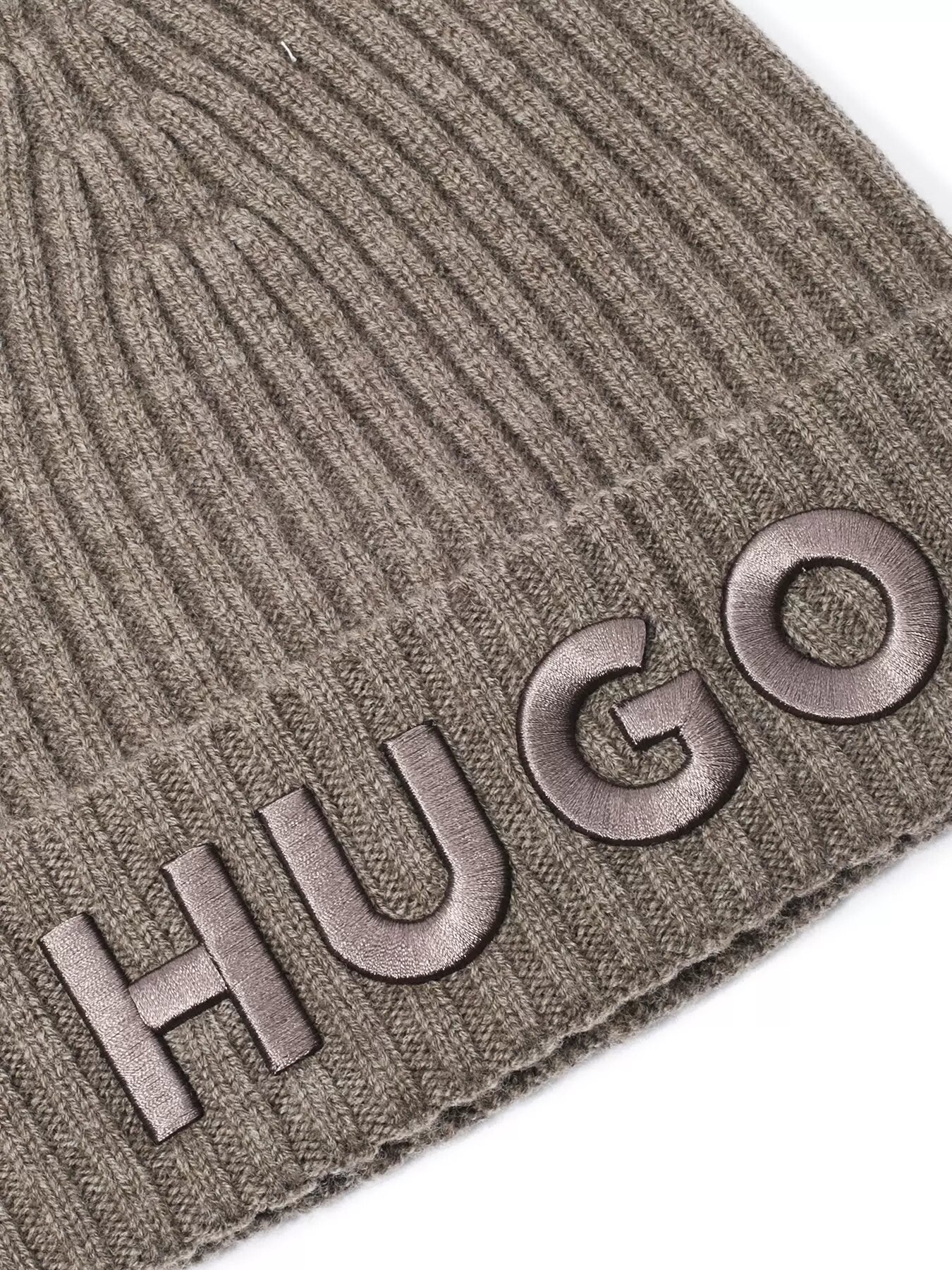 Шапка HUGO для мужчин, размер Б/Р, бежевый — фото 1