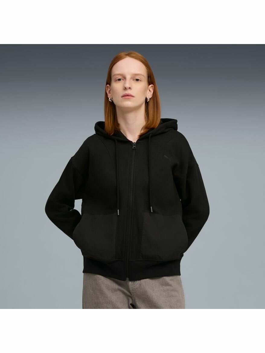 Толстовка спортивная HER Relaxed Full-Zip Hoodie FL
