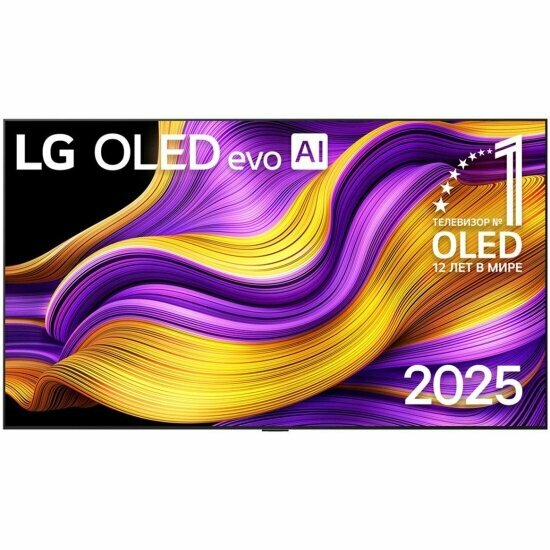 Телевизор LG OLED77G5RLA. ARUG, VRR 165Hz, 4K Ultra HD, серебристый