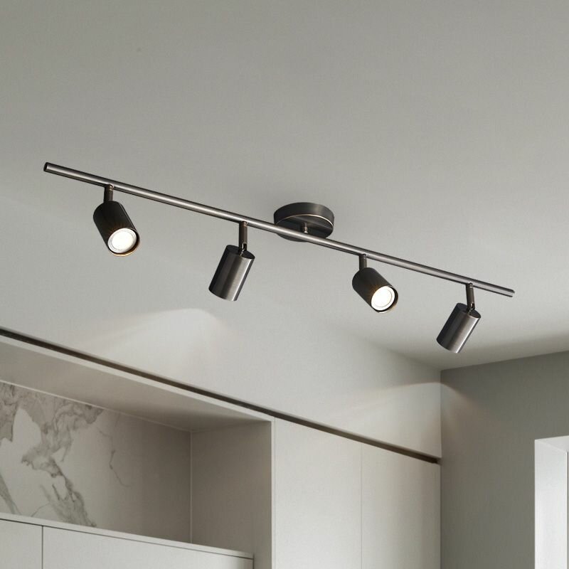 Скандинавский дизайнерский светильник Minimalist Long track light, золото