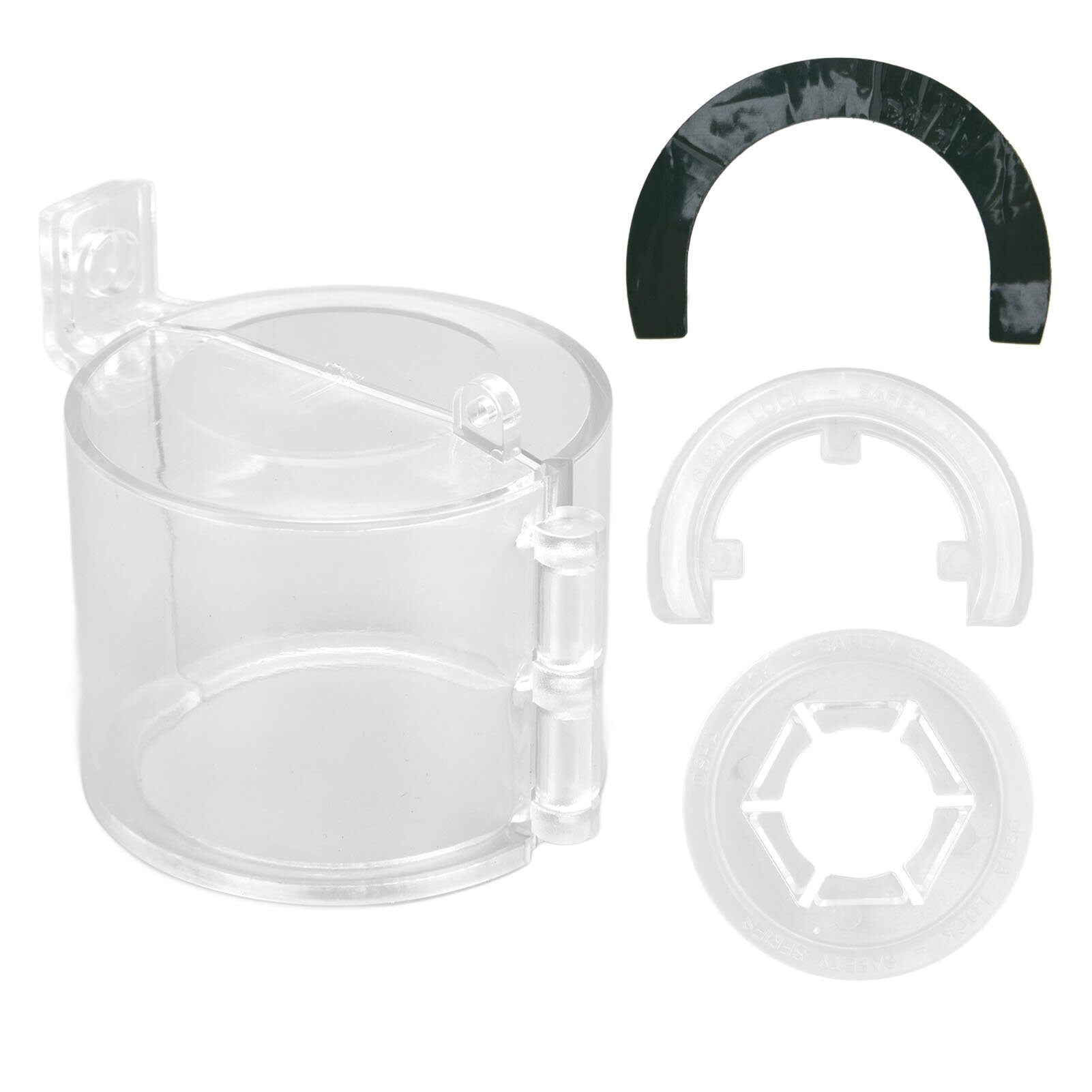 Круглая защитная крышка переключателя, кнопка аварийной остановки, прозрачный защитный кожух BS‑03