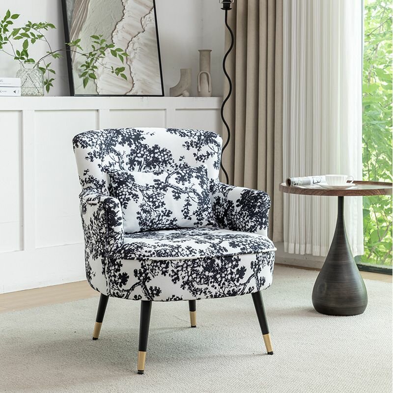 Ретро принт кресло