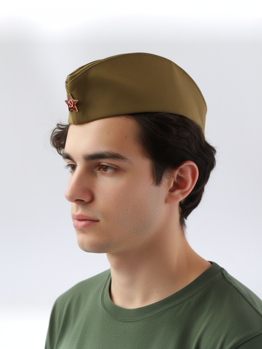 Пилотка Советской Армии СССР со звездой. Размер 58. Felante