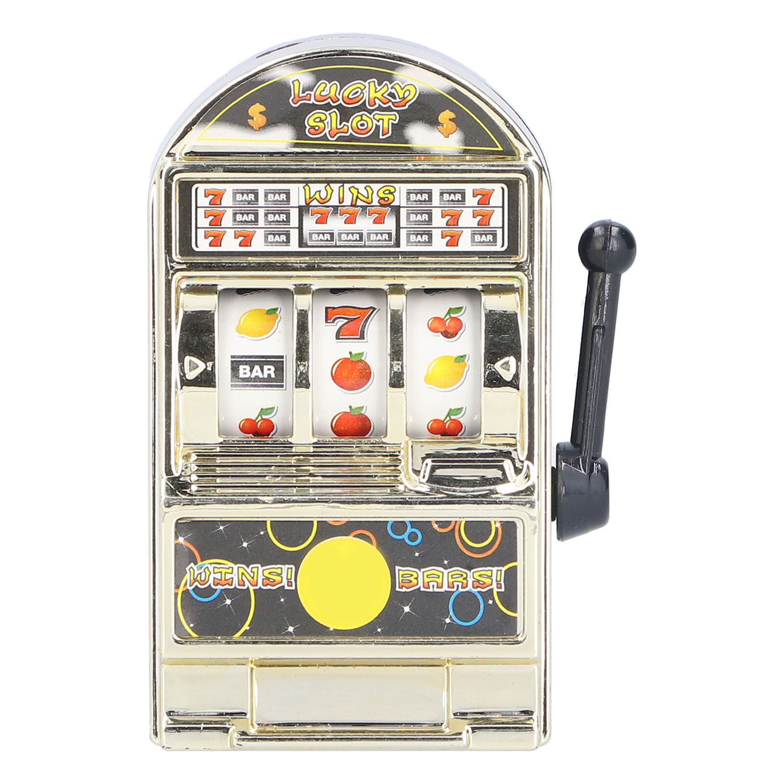 Мини-игрушечный игровой автомат, легкий игровой автомат Lucky с вращающейся катушкой для творческого фестиваля GiftGold