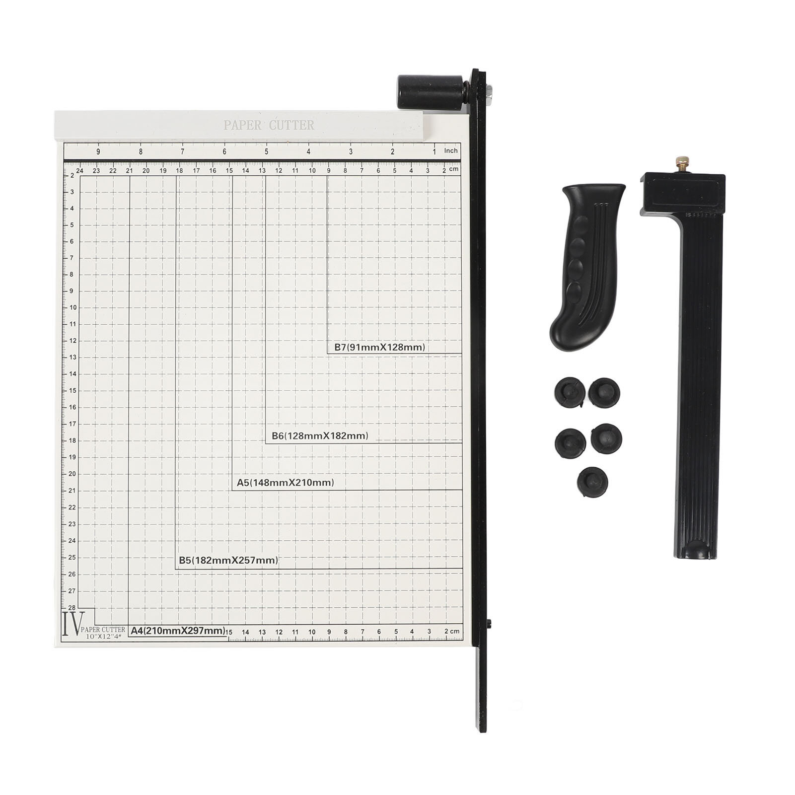 Резак для бумаги формата А4, точные весы, эффективный многофункциональный профессиональный резак для бумаги, белый цвет