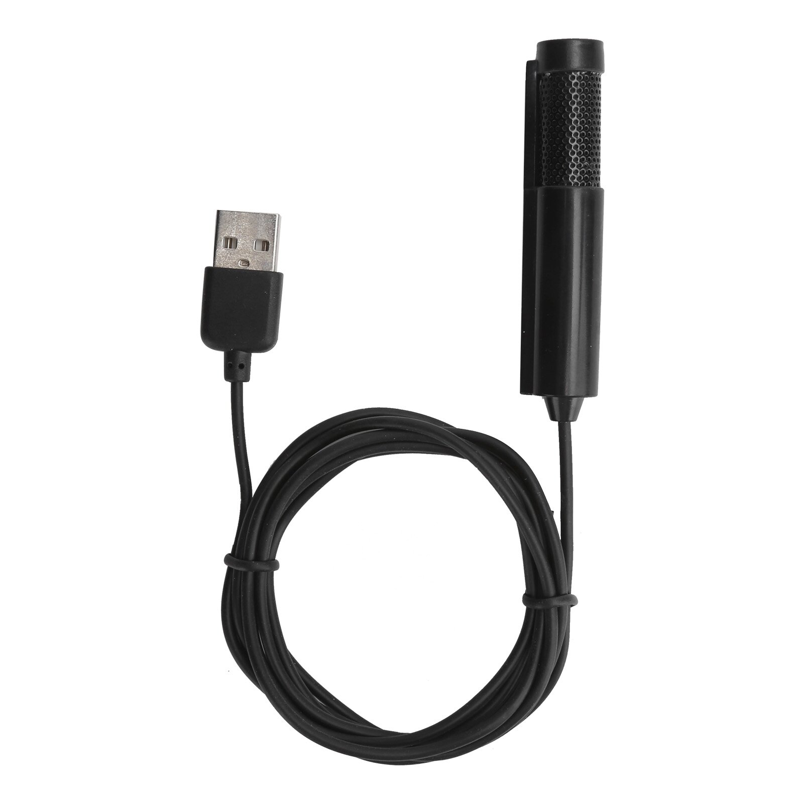 Мини USB микрофон для ПК, ноутбука, портативный конденсаторный микрофон для WIN7/8/10/OS X/MSN/SKYPE, черный