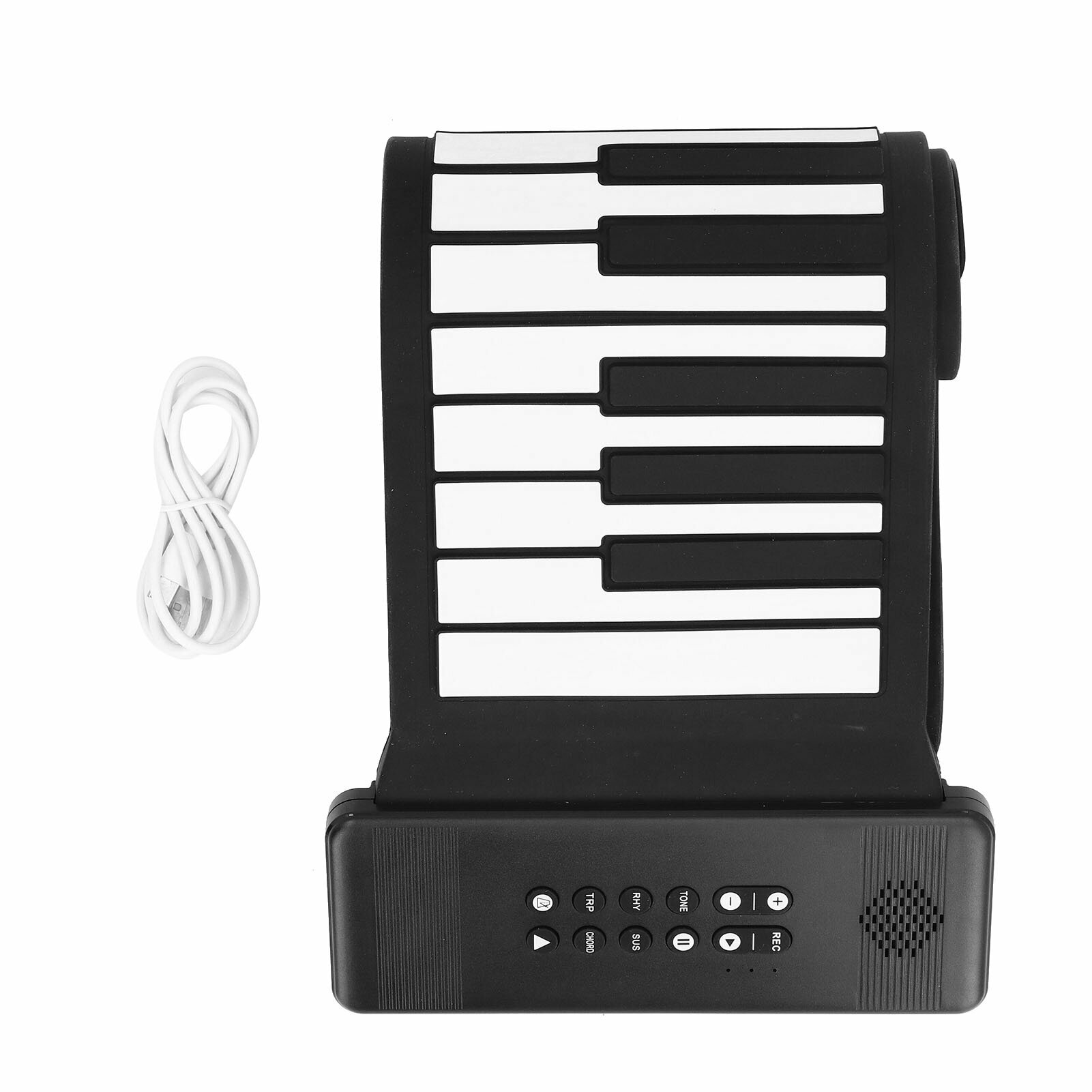 Портативное складное пианино с 88 клавишами и 128 тонами, USB MIDI BT, для начинающих