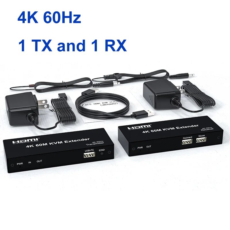 HDMI KVM-удлинитель oeny 60 м with AU Plug