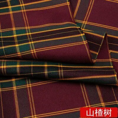 150 см x 50 см полиэстер хлопок саржа в клетку ткань окрашенная пряжа шотландская клетчатая ткань для одежды сумки одежда JK плиссированная юбка униформа