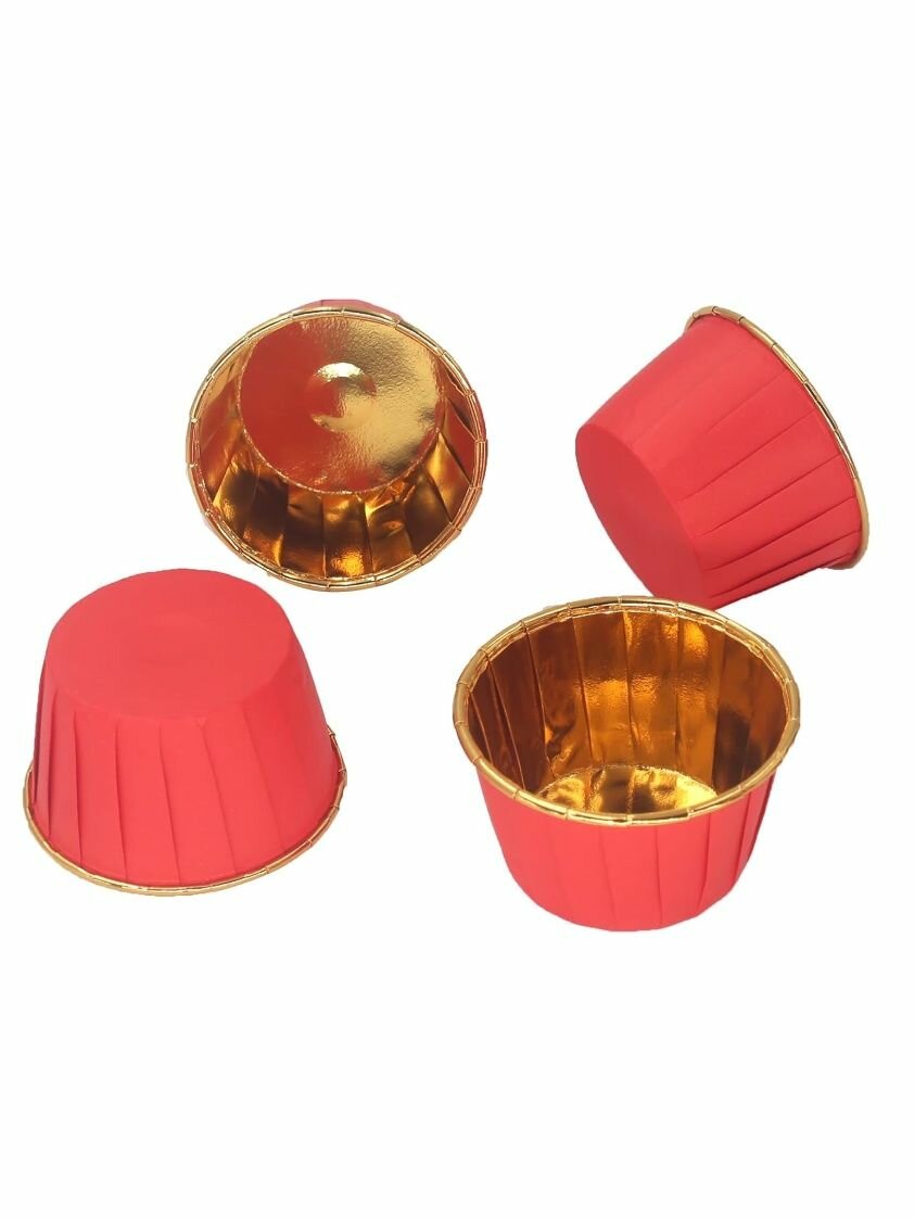 Форма для выпечки, запекания кексов, маффинов и капкейков, одноразовая, 100 штук