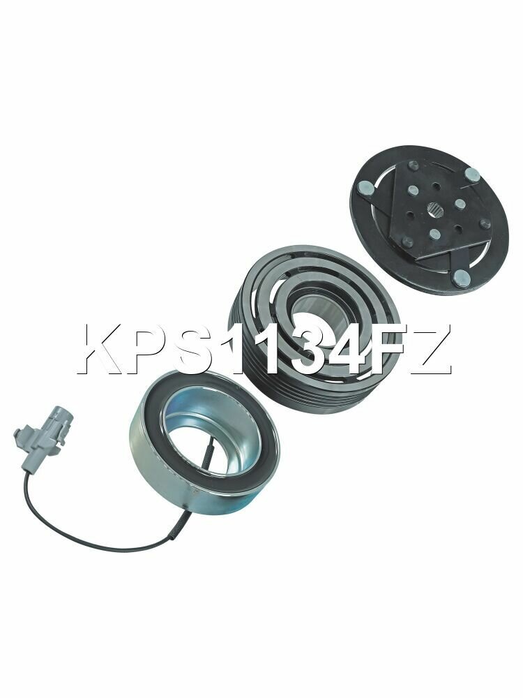 Шкив компрессора кондиционера в сборе Krauf KPS1134FZ для SUZUKI Swift 4 SOLIO QS70