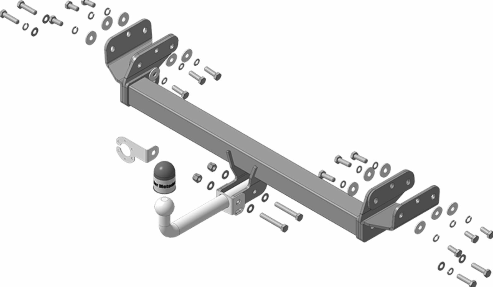 Фаркоп с эл-кой Smart для Omoda C5 2024- (паспорт и сертификат в комплекте) 99028-A. Motodor