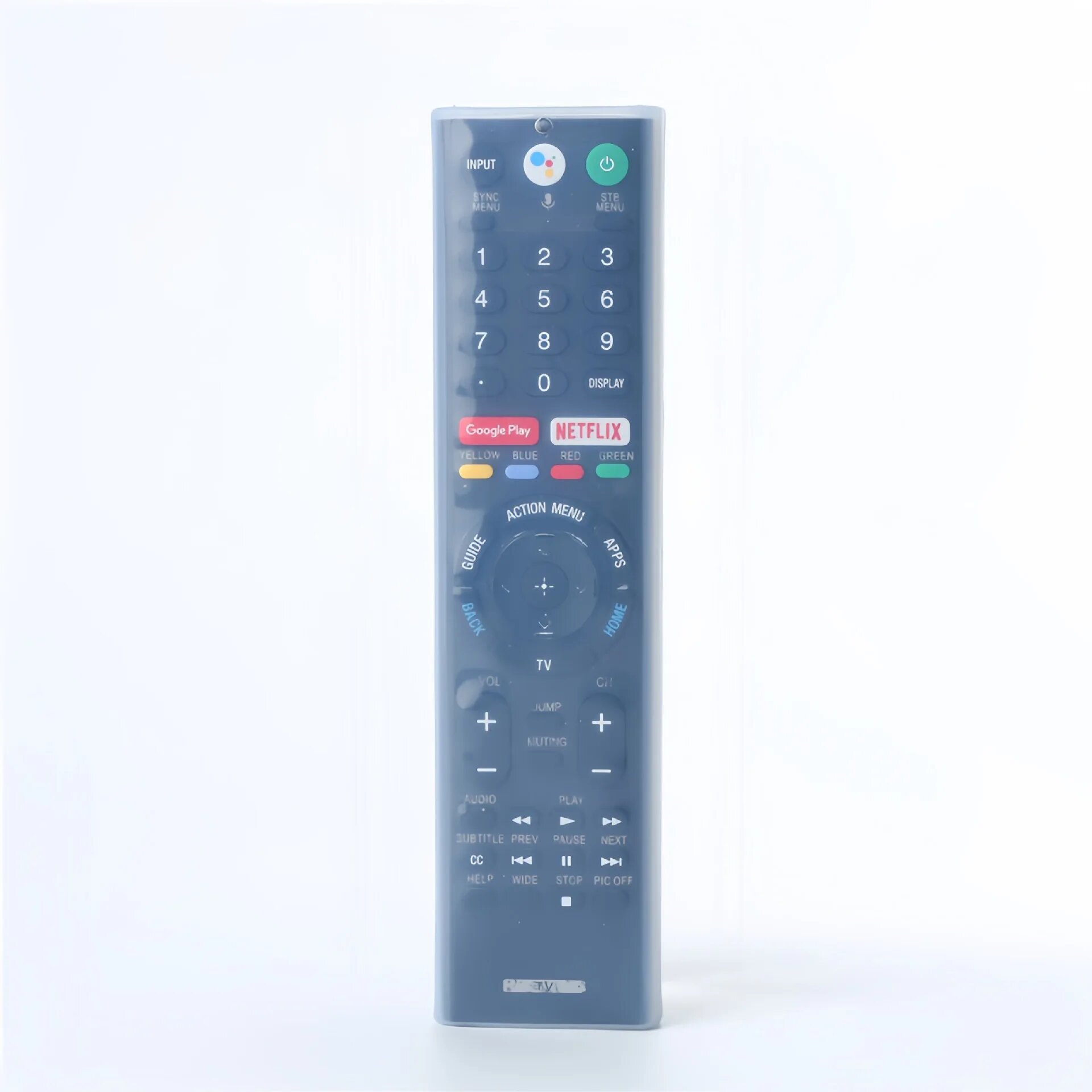 Противоударные силиконовые чехлы для пультов Sony Transparent