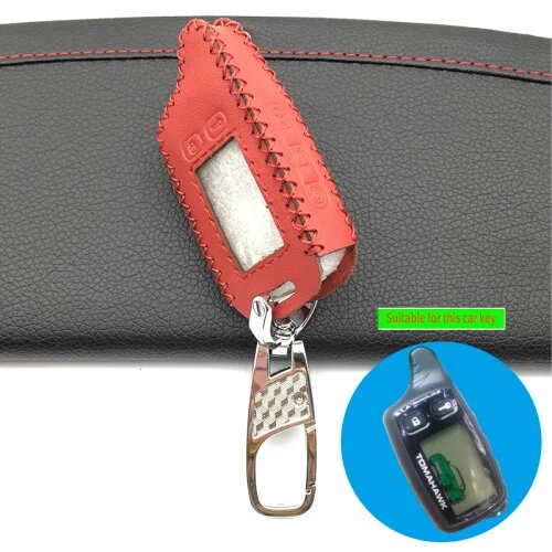 Чехол для ключей Tomahawk TW9010, TW9020, TW4000, TW701, брелок-чехол для дистанционного ключа, двусторонний, с ЖК-дисплеем