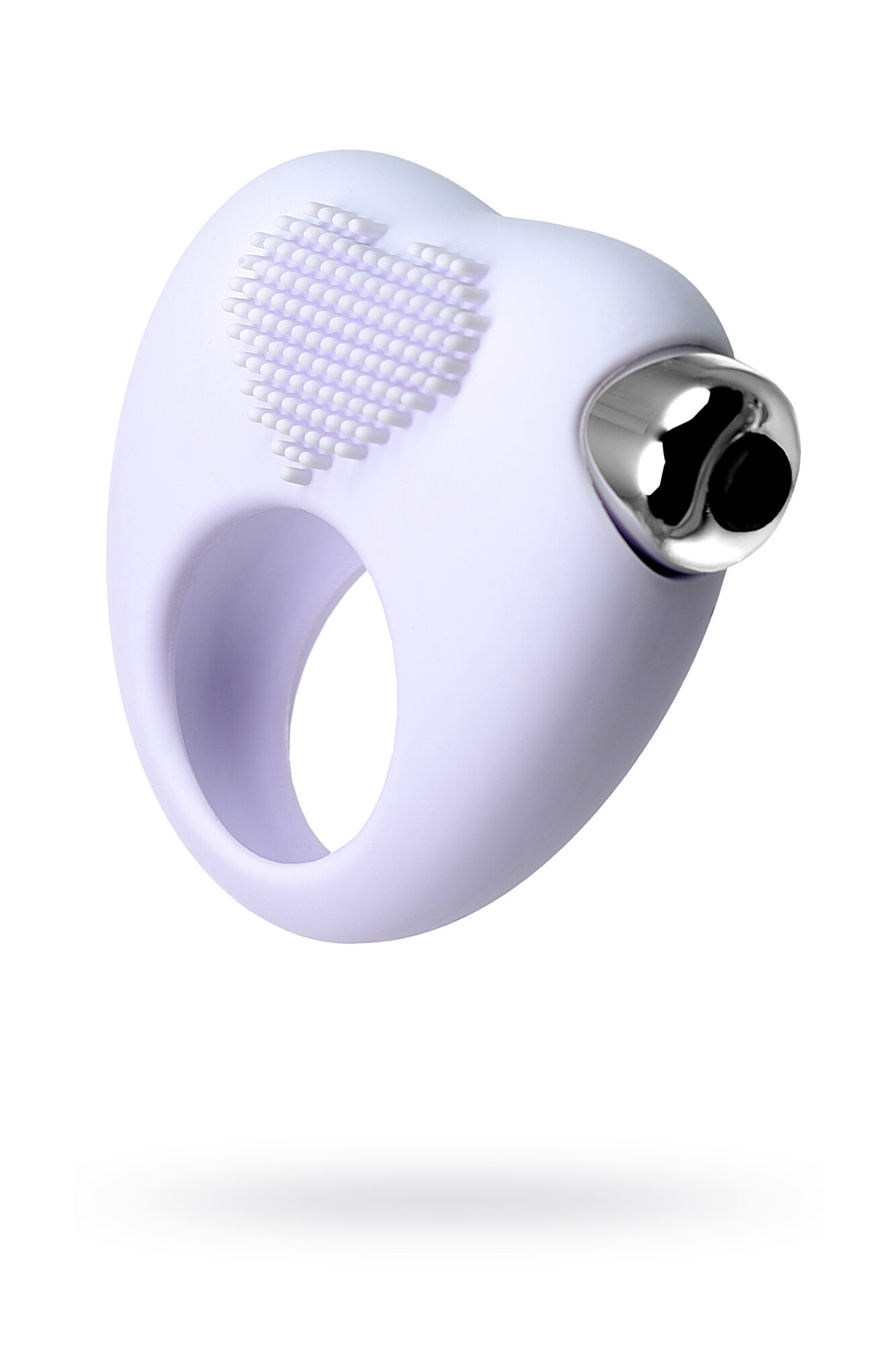 Виброкольцо для продления полового акта, белое, 6,7 см, силикон