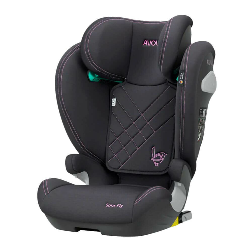 Avova Sora Fix, автокресло от 3 до 12 лет гр.2-3 (15-36 кг), цвет Koala Pink