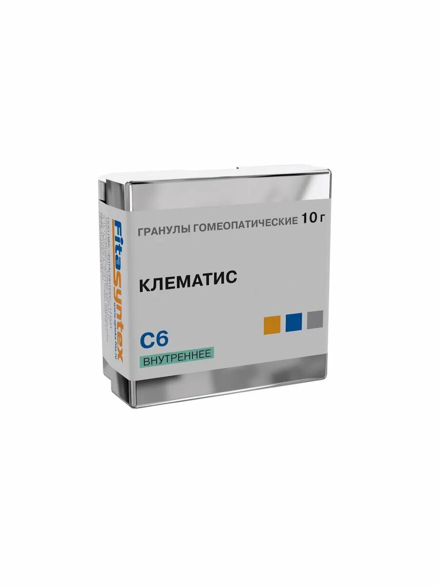 Клематис С6, гранулы гомеопатические, 10 грамм , Фитасинтекс