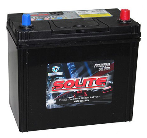 Аккумулятор автомобильный Solite Silver 70B24L 6СТ-59 обр. 236x128x225