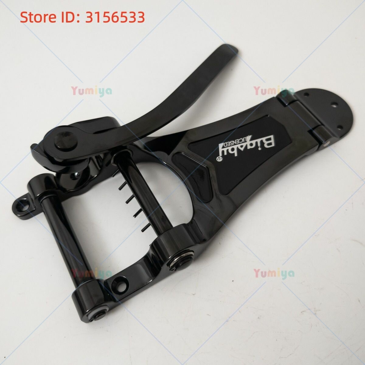 Электрогитара Bigsby B700 с Тремоло-вибрато-бриджем и хвостовой частью, Черные Гитарные партии