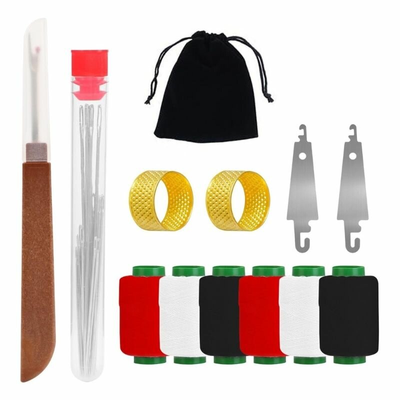 1 комплект из 37 предметов, набор инструментов для шитья, ремонта ручного шитья начинающих