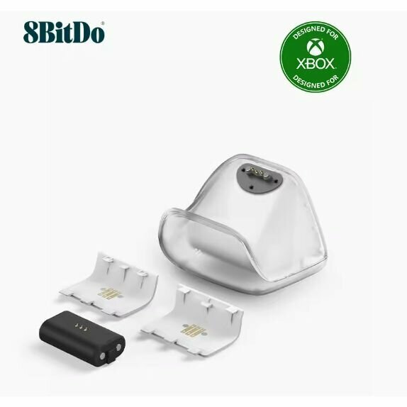Док-станция для одиночной зарядки 8bitdo для геймпада Xbox Series Зарядное устройство One + аккумулятор