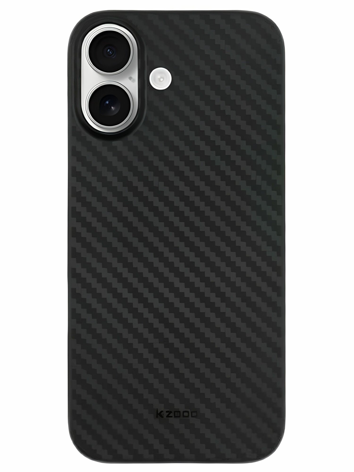 Чехол на iPhone 17, Air Carbon ультратонкий пластик, черный