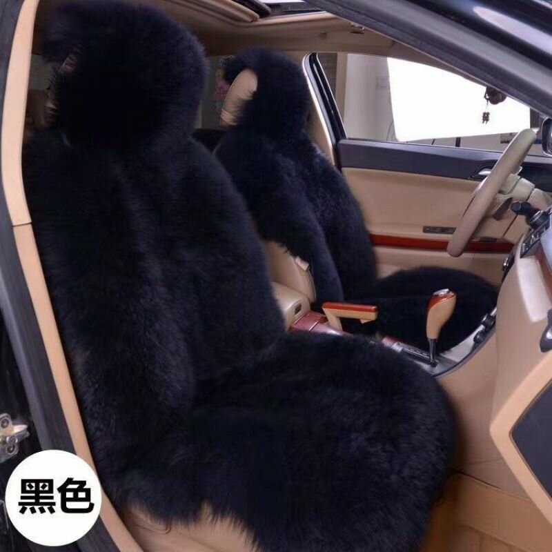 Меховые накидки, чехлы на сиденье автомобиля / 100% Овечья шерсть