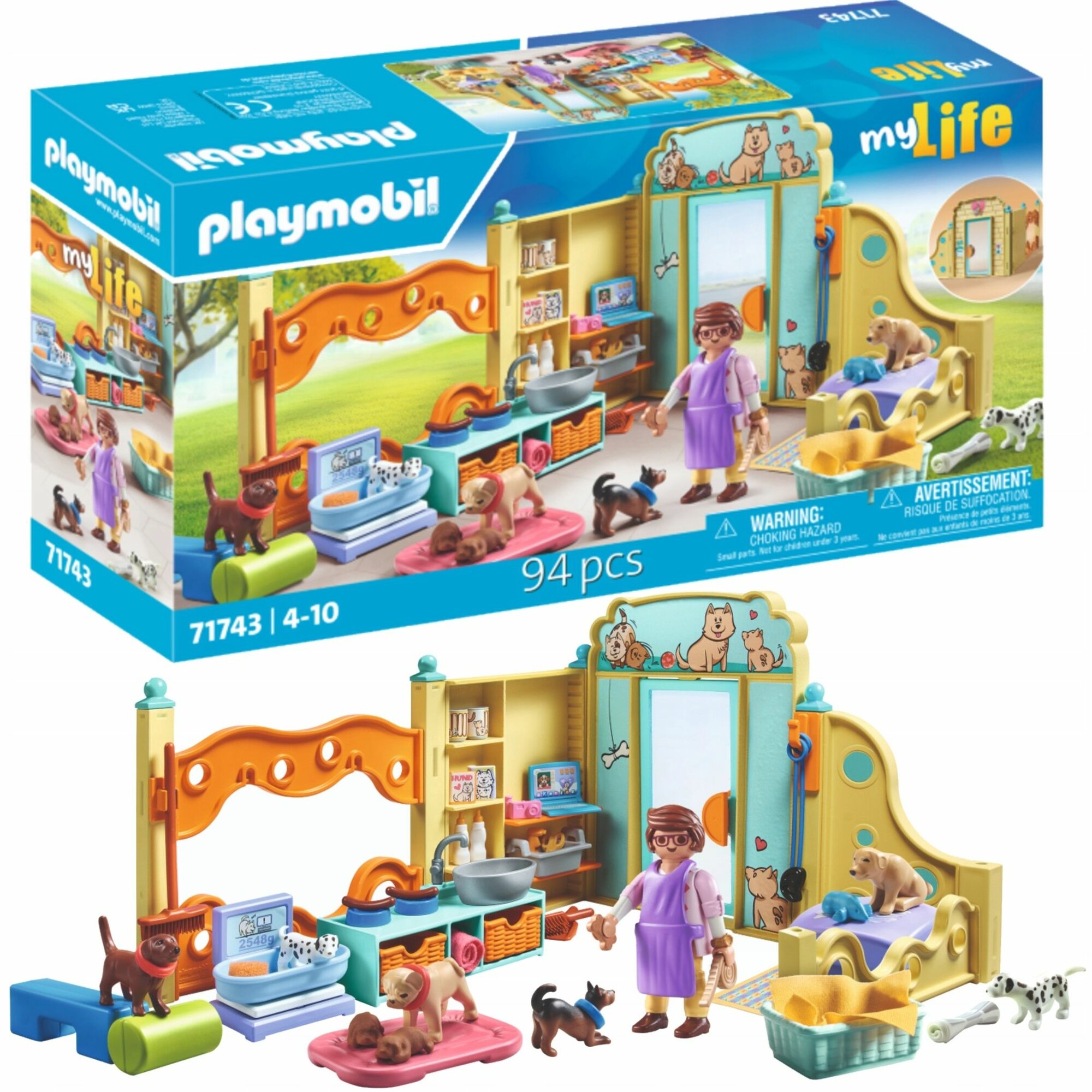 Конструктор Playmobil My Life - Домик для щенков - Плеймобиль 71743