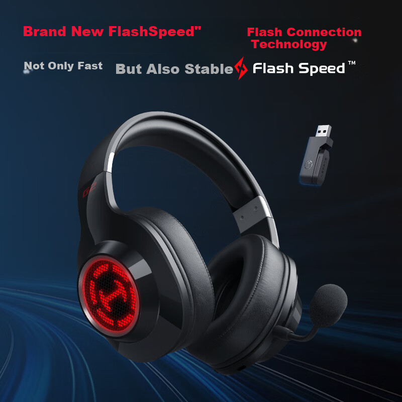 EDIFIER HECATE G2 Wireless 2.4G Wired Bluetooth Three-mode Head-mounted Gaming Computer E-sports Wireless Chicken-eating Headset Microphone White
