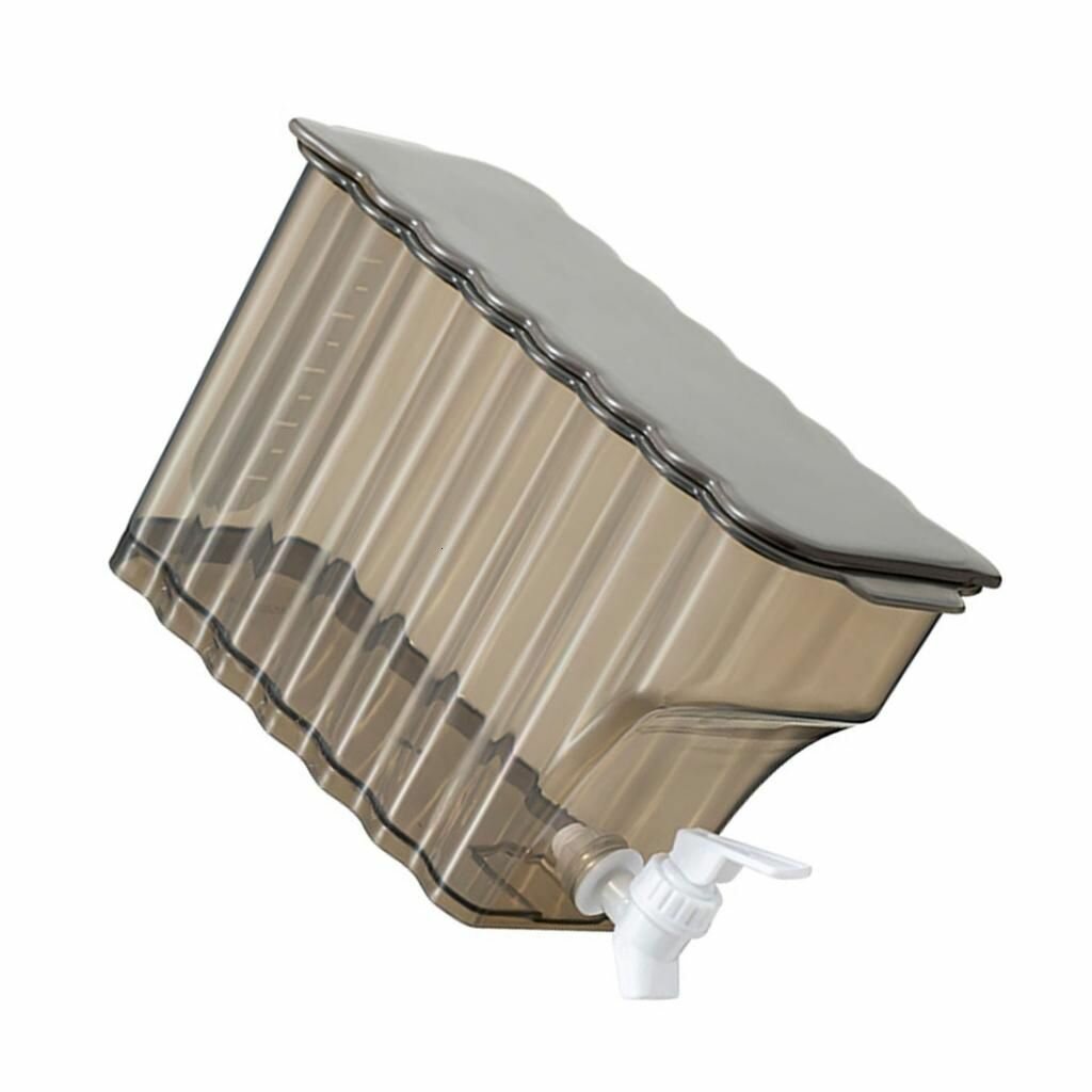 Напитки, диспенсеры для напитков, контейнер для сока с крышкой, холодильники, Кофейный цвет