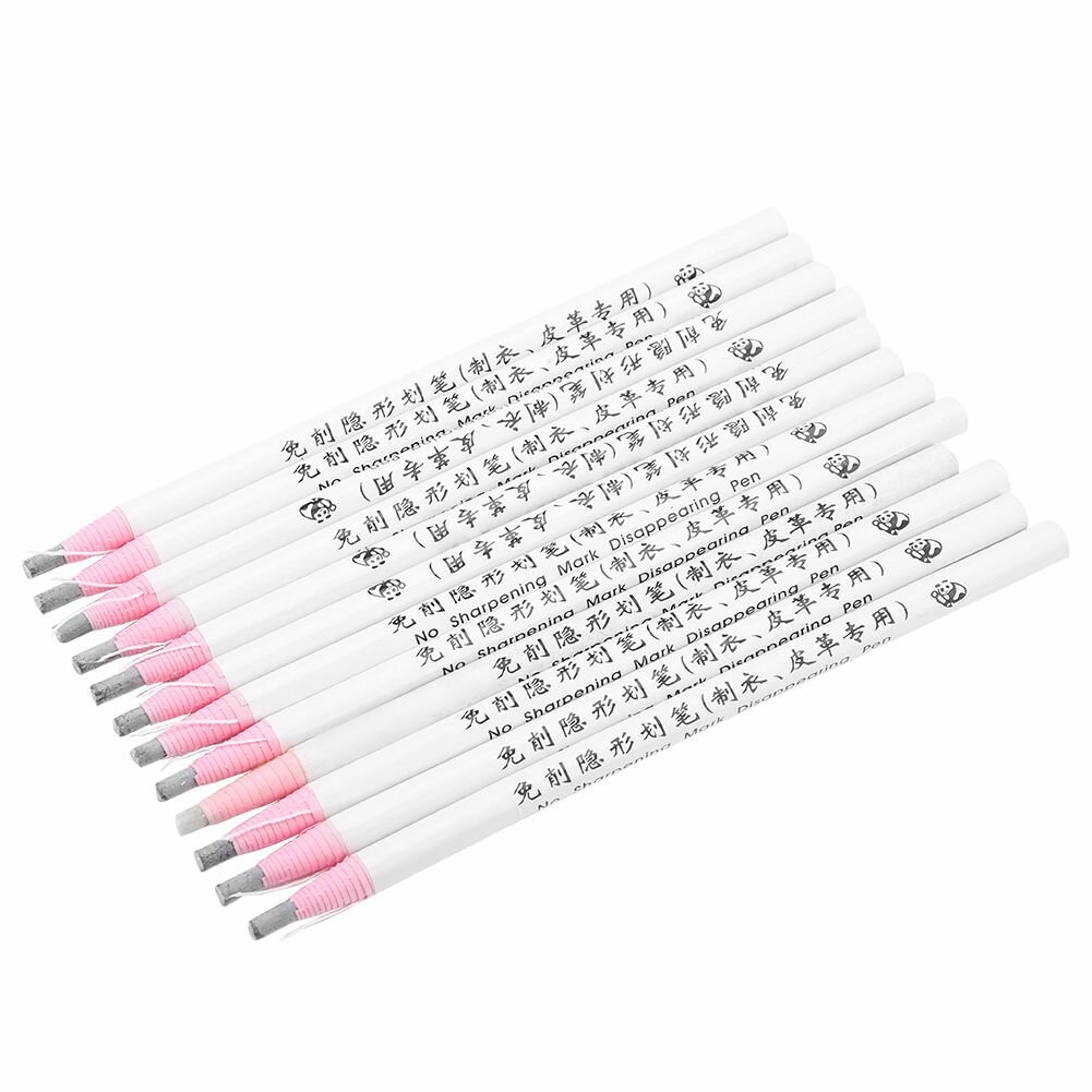 Набор стираемых маркеров для ткани для портных и швей, 12 шт, набор маркеров для шитья и рукоделия, точная временная разметка