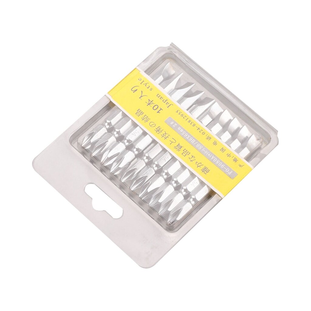 Магнитные биты для отвертки Phillips длиной 6,0 мм (2,5 дюйма) с двухсторонним шлицем PH2