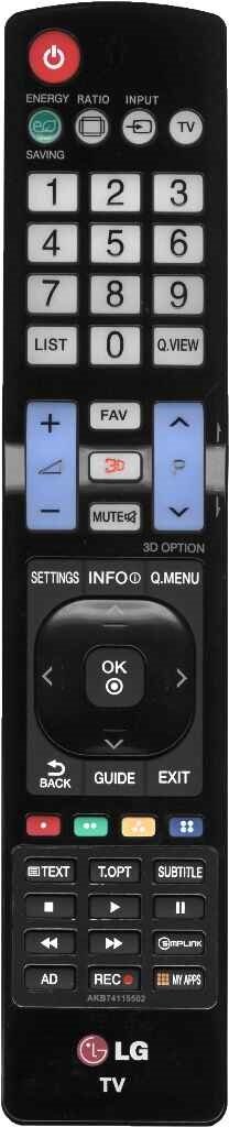 LG AKB74115502 (AKB73615303) ориг. LCD 3D SMART TV, Пульт ДУ